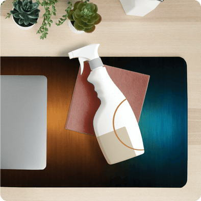 Brushed Copper Desk Pad – The Modern Stationery