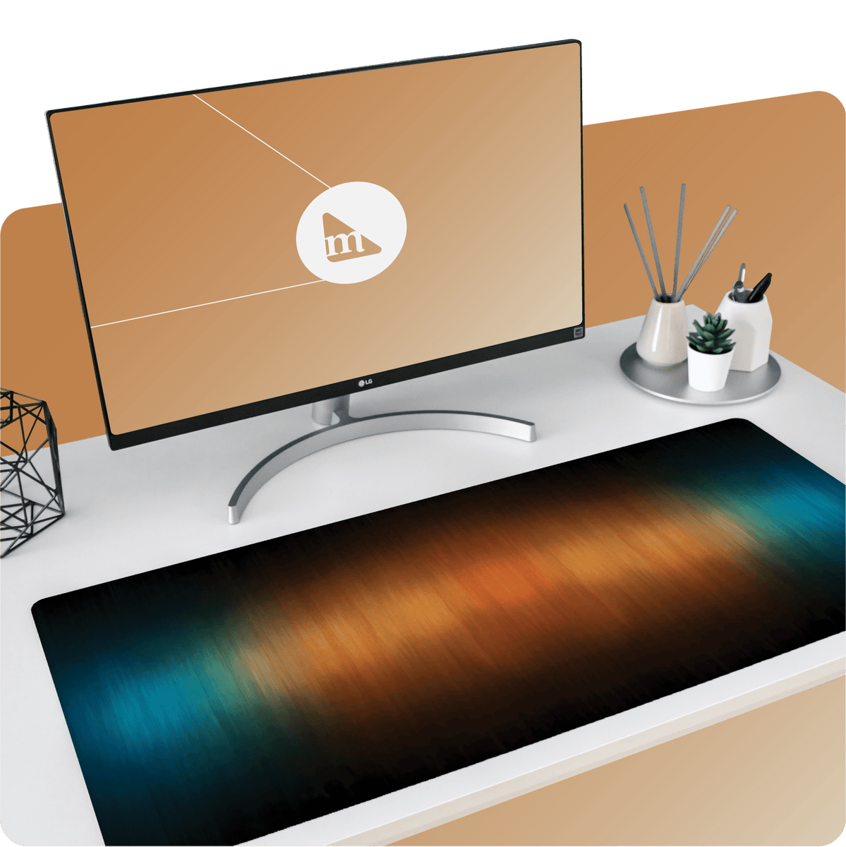 Brushed Copper Desk Pad – The Modern Stationery