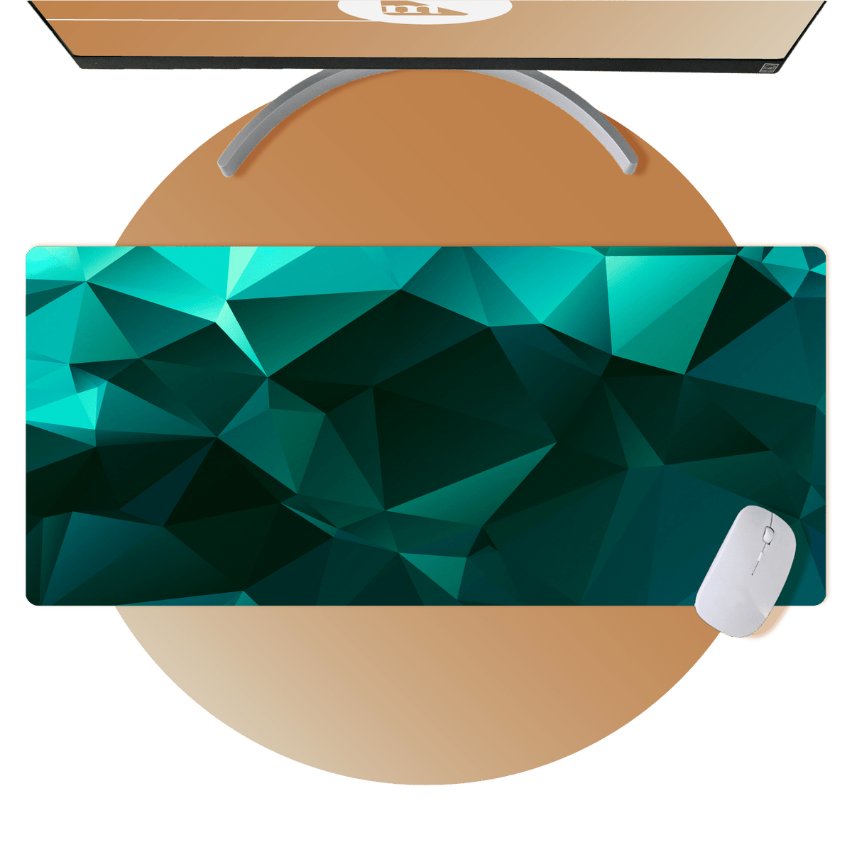 Green Polygon Desk Pad – The Modern Stationery