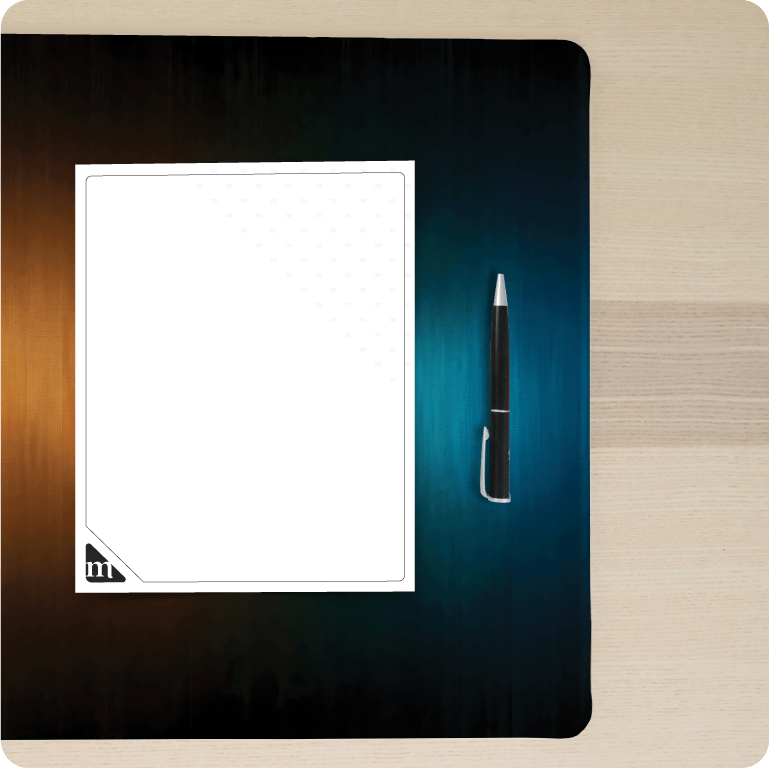 Brushed Copper Desk Pad – The Modern Stationery