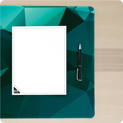 Green Polygon Desk Pad – The Modern Stationery